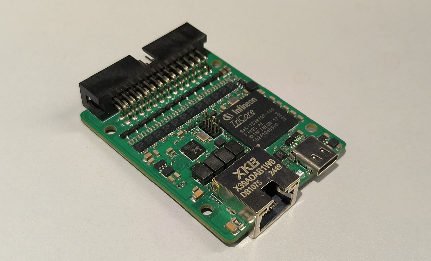 TC387 评估板 12路CANFD 千兆以太网 网关_tc387 的a2b通信-CSDN博客