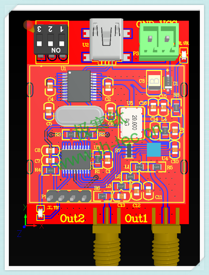 STM8S103+AD9833 波形发生器DDS原理图电路图PCB设计以及注意事项_stm8s103电路-CSDN博客