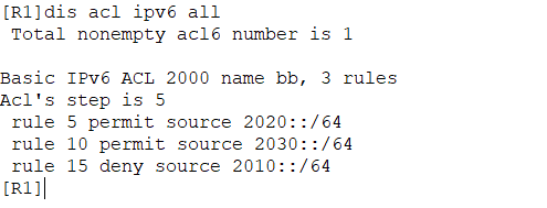 IPv6(12):使用ACL6限制网络访问_ipv6 acl-CSDN博客
