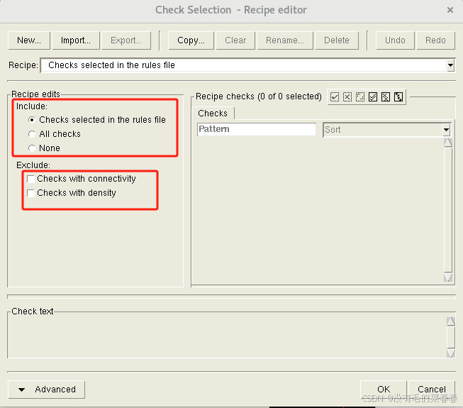 DRC:No checks have been selected!-CSDN博客