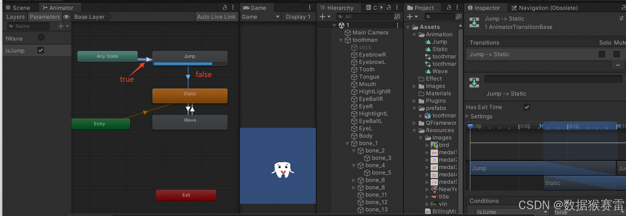 通过PS和Unity制作2D动画之三：动画系统_unity 2d animation-CSDN博客