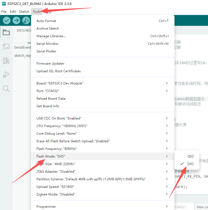基于ESP32-C3驱动BL0942电参数采集模块Arduino代码_esp32 s3 电流采样-CSDN博客
