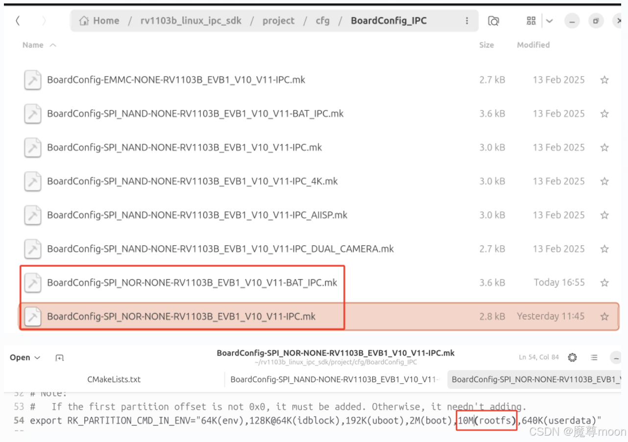 RK1103B 平台出现 ERROR: The rootfs.img file size is larger than the partition size! 的解法_rv1103b-CSDN博客