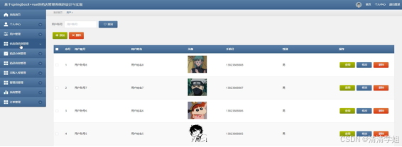 计算机毕业设计springboot基于vue的药店管理系统的设计与实现 基于spring Boot与vue的医药零售管理系统开发实践 基于spring Boot与vue的药房信息化管理平台
