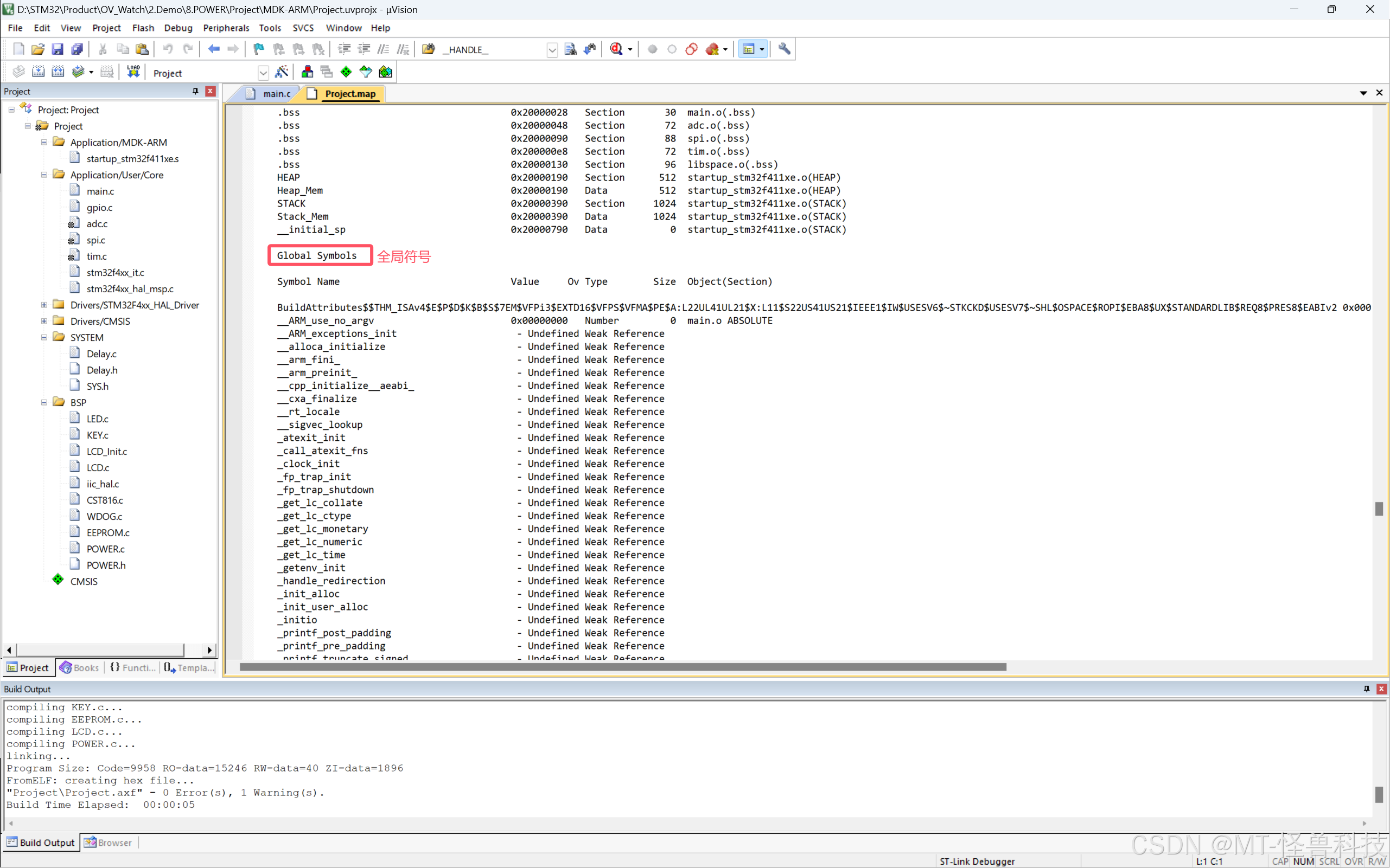 Keil查看程序占用的RAM和ROM_keil查看ram存储空间-CSDN博客