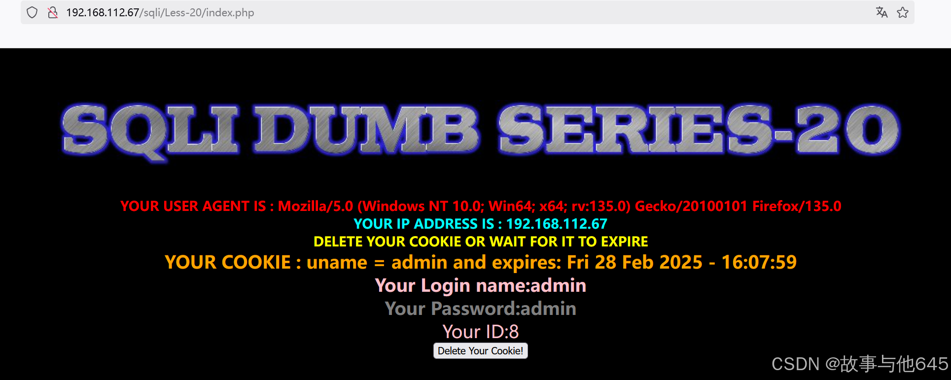sqli-labs通关攻略（Less-18~Less-20）-CSDN博客
