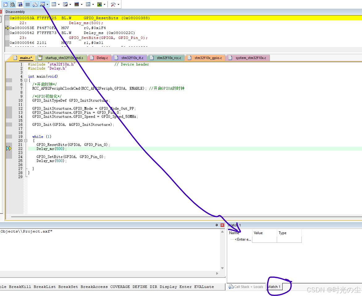 KEIL5软件使用技巧·debug仿真功能解析_keil5软件debug调试-CSDN博客