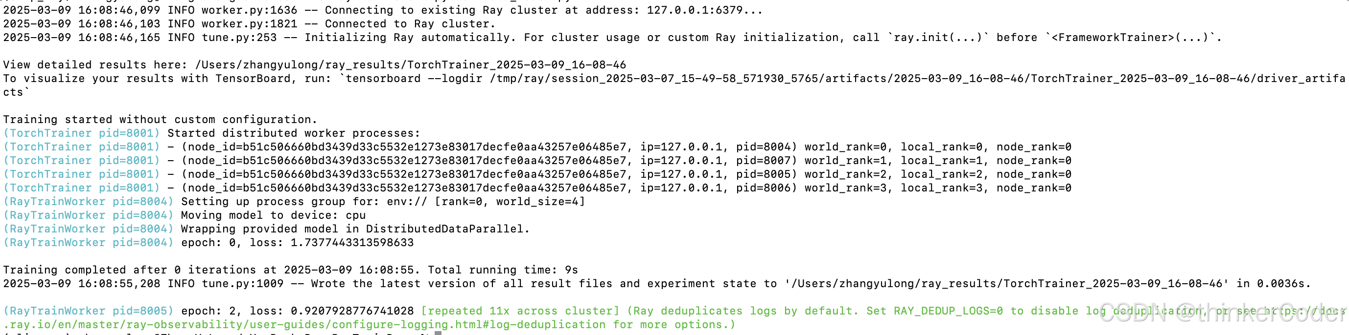 如何使用Ray和PyTorch训练模型_ray pytorch-CSDN博客
