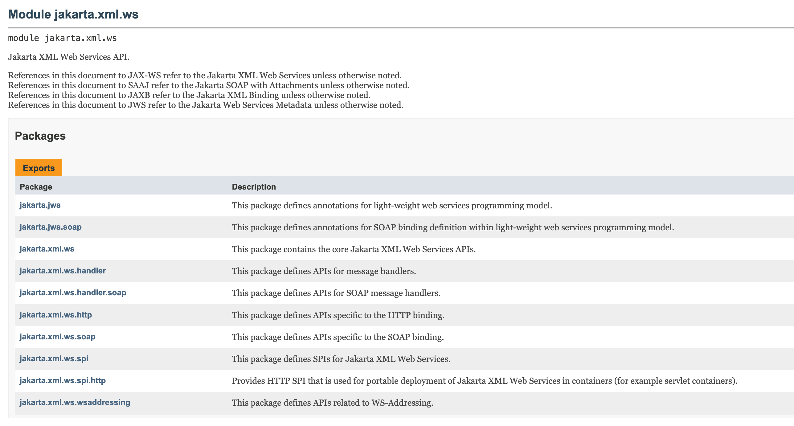 Jakarta EE 具体模块的拆解 —— Jakarta XML Web Services -CSDN博客
