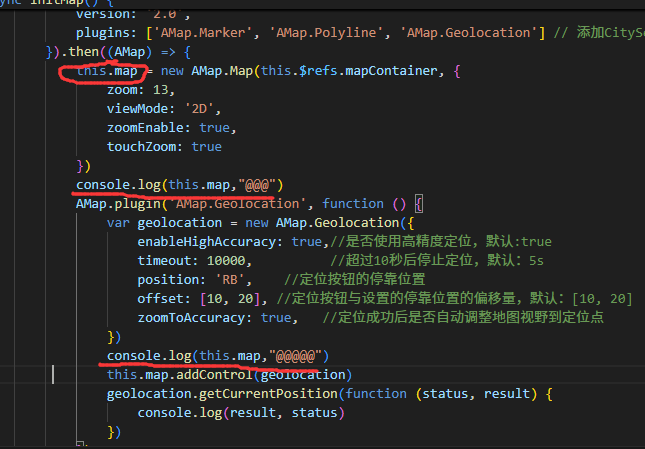 TypeError: Cannot read properties of undefined (reading ‘map‘)在vue2中调用AMap.Geolocation报错总结_amap ...