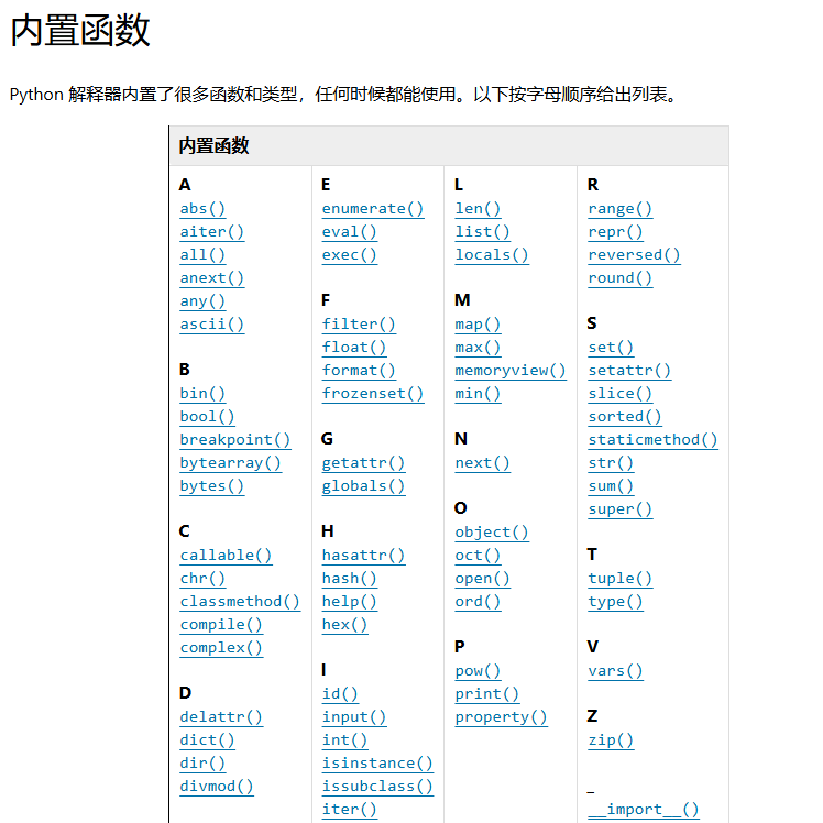 Python71个内置函数总结_python常用函数大全pdf-CSDN博客