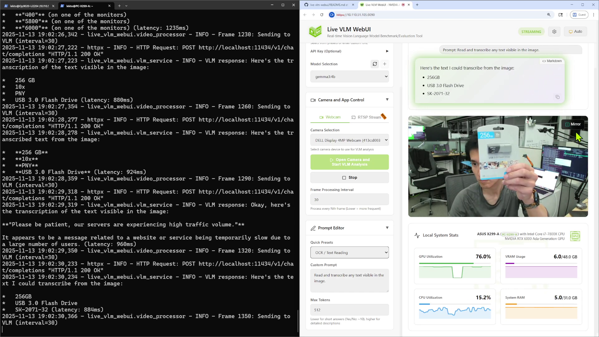 实时 Vision Language Model 测试工具 - Live VLM WebUI-CSDN博客