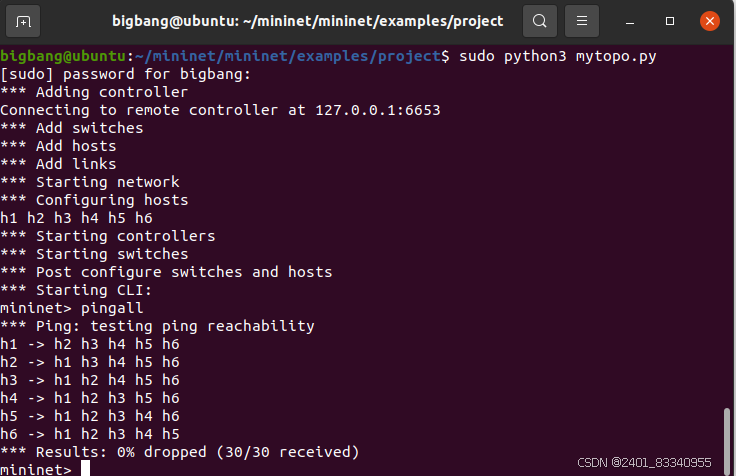 （二）使用mininet+ryu建立简单的网络拓扑_ryu mininet-CSDN博客