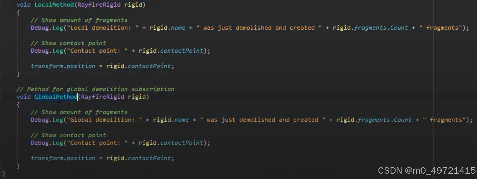 unity:Ray Fire_unity rayfire-CSDN博客