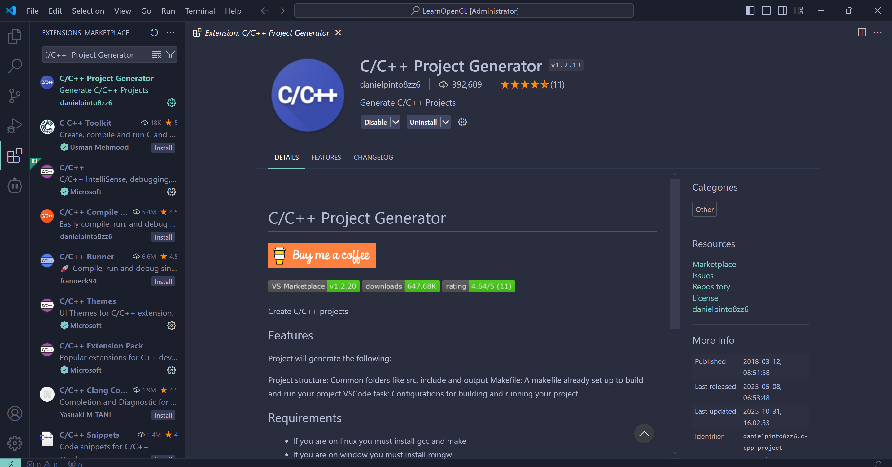 VSCode配置OpenGL库（glad、glm、glfw）教程_vscode glm-CSDN博客