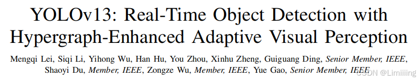 YOLOv13模型结构详解：DS-C3k2 | DSConv | HyperACE | FullPAD | 超图 | 顶点 | 超边_YOLOv13改进专栏-CSDN专栏