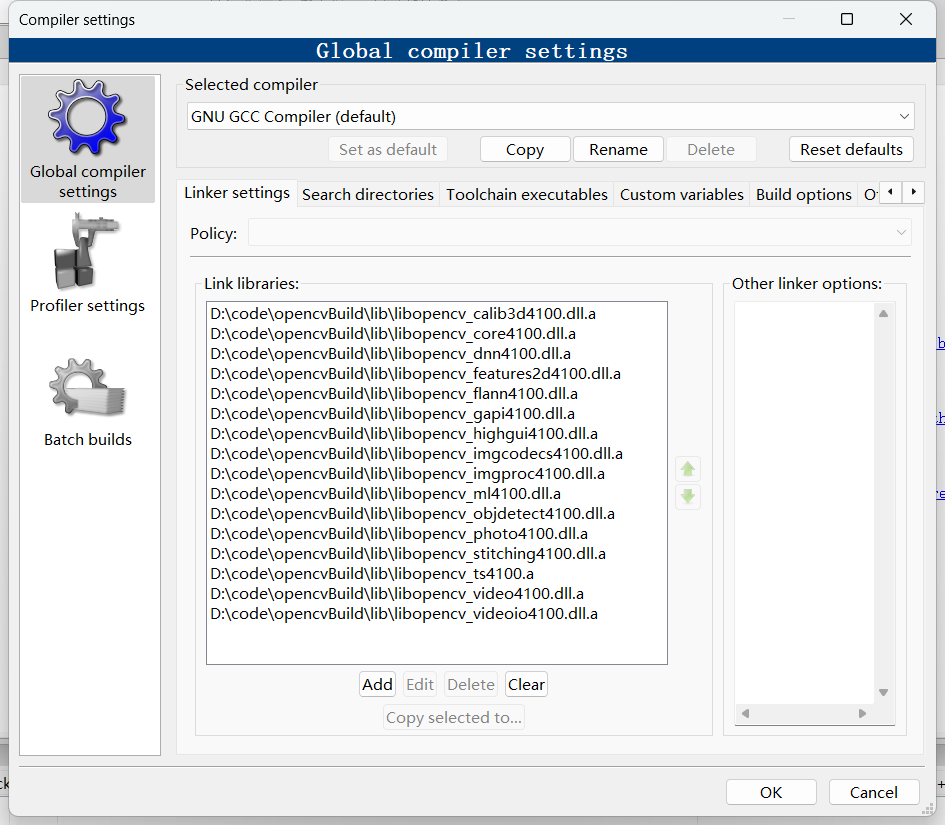 codeblocks开发opencv程序的基本环境配置_codeblocks-25.03mingw-setup.exe-CSDN博客
