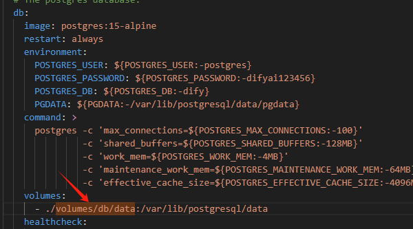 dify安装过程中出现dependency failed to start: container docker-dify-170-db-1 is unhealthy错误的解决方法 ...
