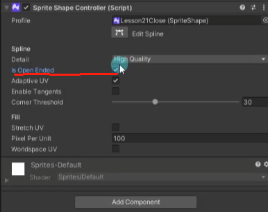 Unity学习--2D相关--Sprite Shape Renderer组件和Sprite shape Controller组件-CSDN博客