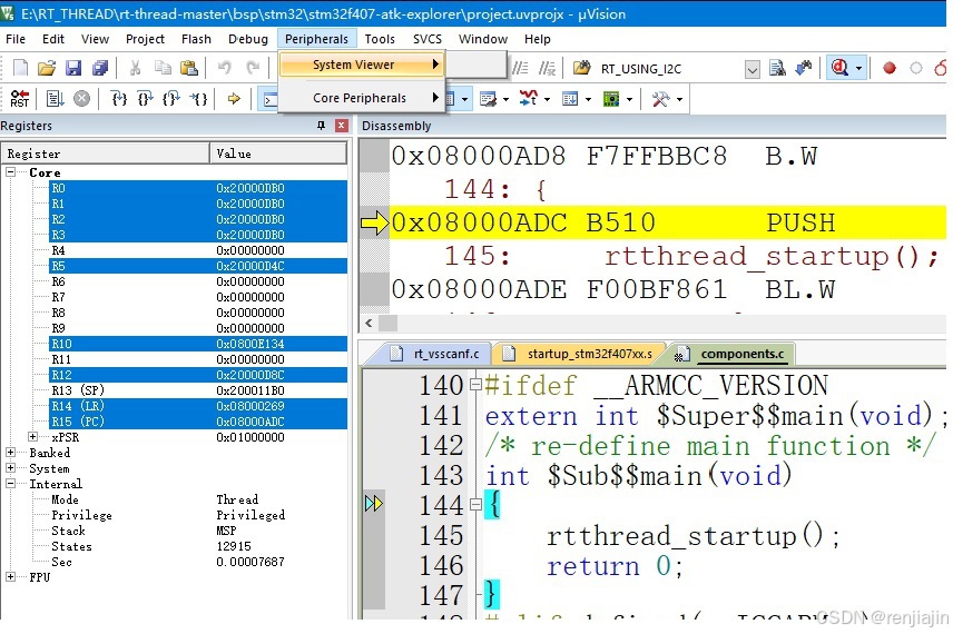 高版本Keil在STM32芯片，debug状态下无法显示寄存器的解决方法。_svdconv.exe-CSDN博客