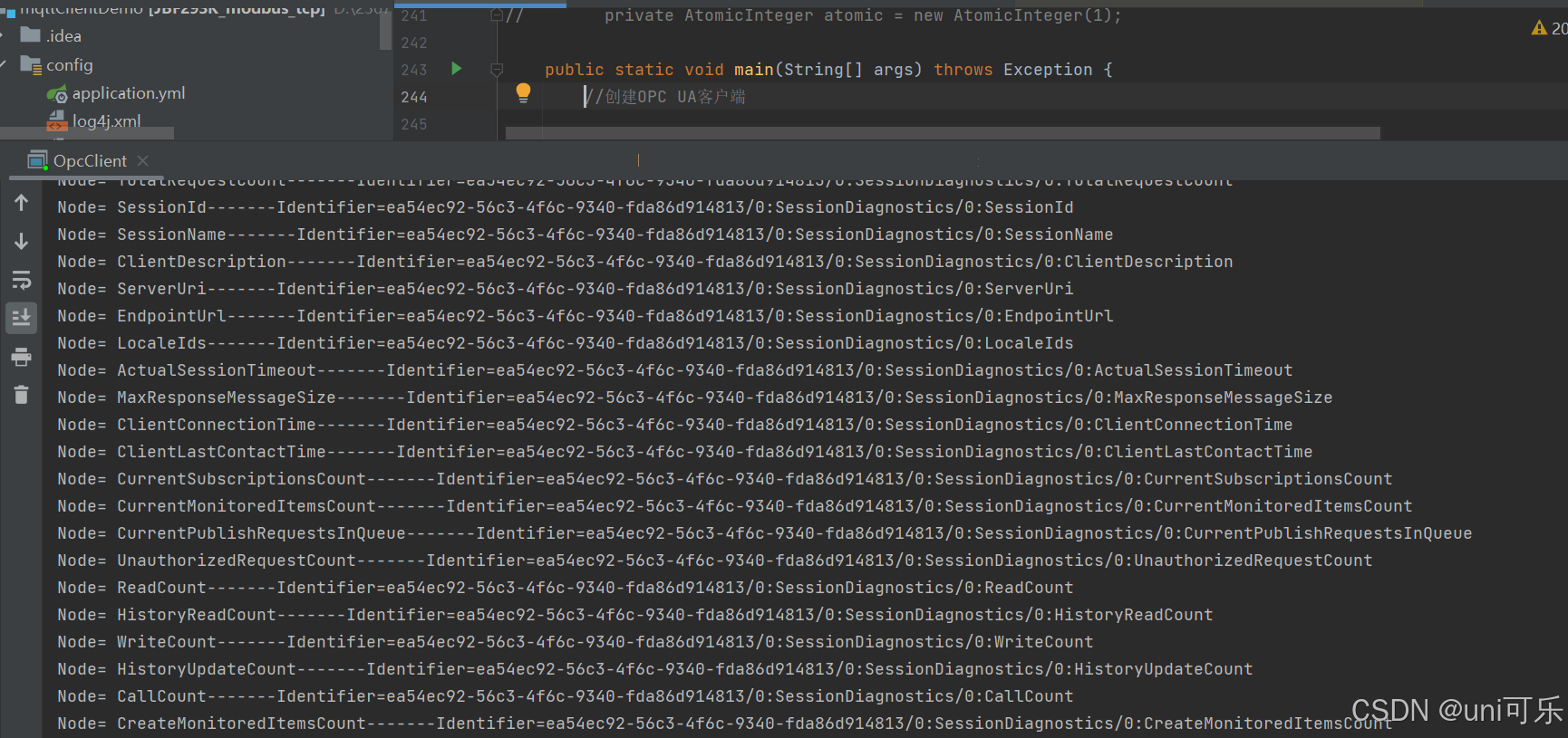 Java使用Milo实现OPC UA客户端及服务端，操作uaexpert工具测试（史上最详细讲解）_java opcua-CSDN博客