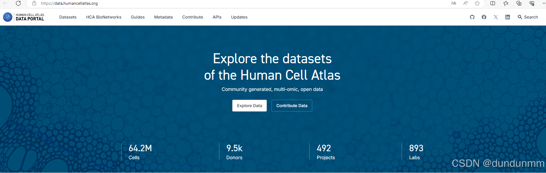 【数据集】人类细胞图谱（Human Cell Atlas, HCA）_hca数据库-CSDN博客