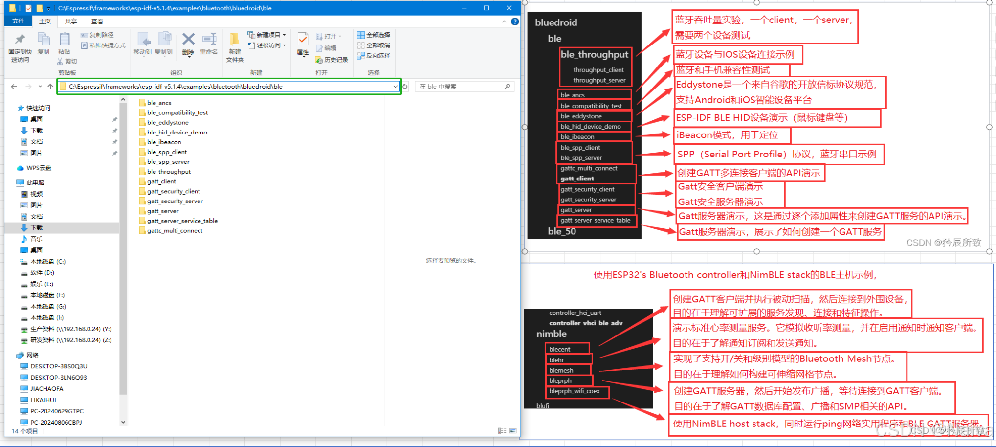Esp32 C3 入门笔记05:蓝牙协议栈结构 Gattserverservicetable 示例esp Idf Vscodeesp32 Gatt Server Csdn博客