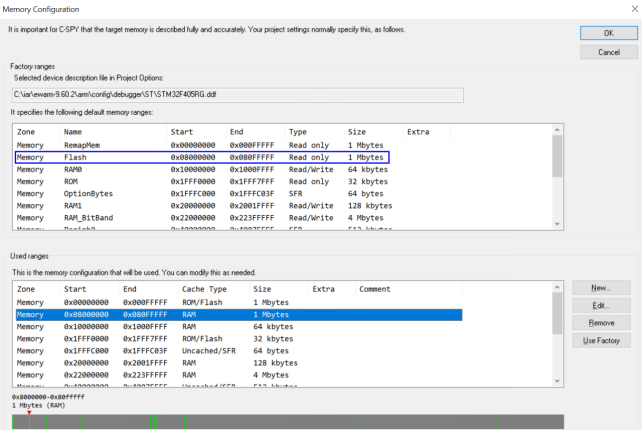调试时Memory窗口中Flash内容不更新_iar memory configuration-CSDN博客