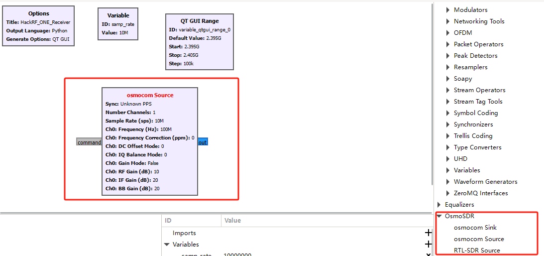 详细教程：多个hackrf同步触发采样，并使用GnuRadio进行采集_gunradio hackrf-CSDN博客
