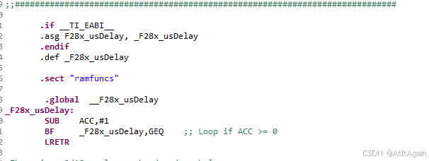 DSP 280049 CMD文件 完整调试记录_.ti.ramfunc-CSDN博客