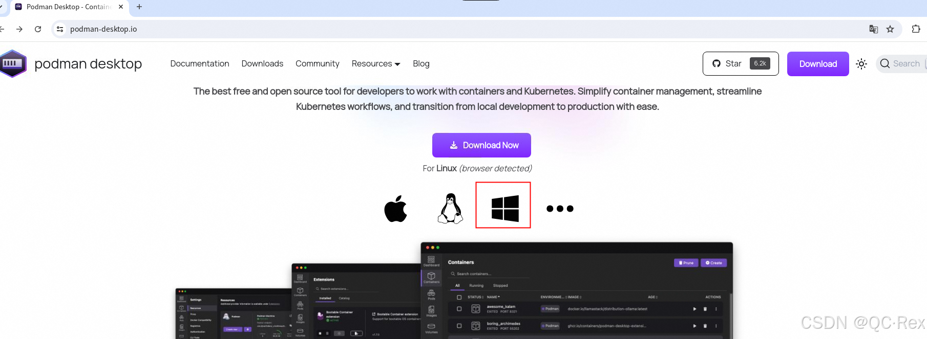 Windows 下安装及使用 Podman 和Podman desktop _windows podman-CSDN博客