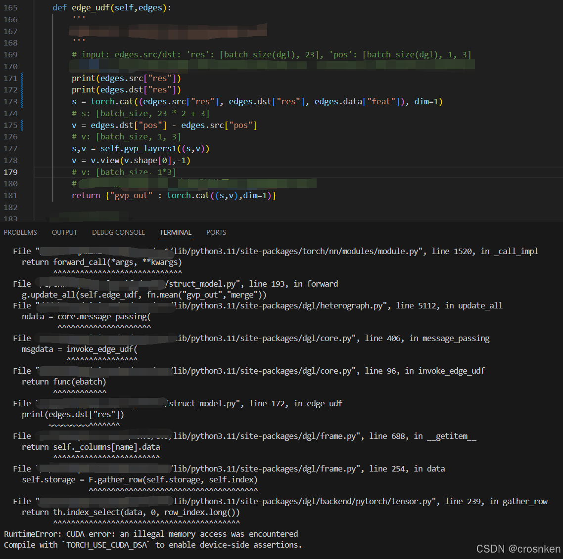 DGL库使用非cuda:0显卡时报错RuntimeError: CUDA error: an illegal memory access was encountered解决办法-CSDN博客