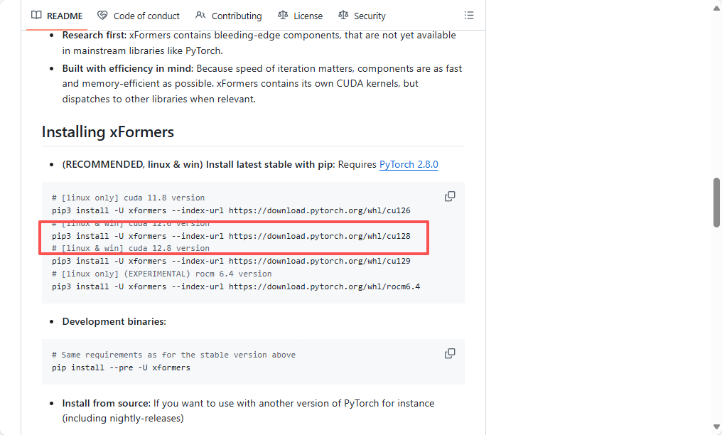关于comfyui安装xformers，以及torch，torchaduio，torchvision的匹配问题（超详细）（上）_pytorch 2.8 cu129 xformers-0.0. ...