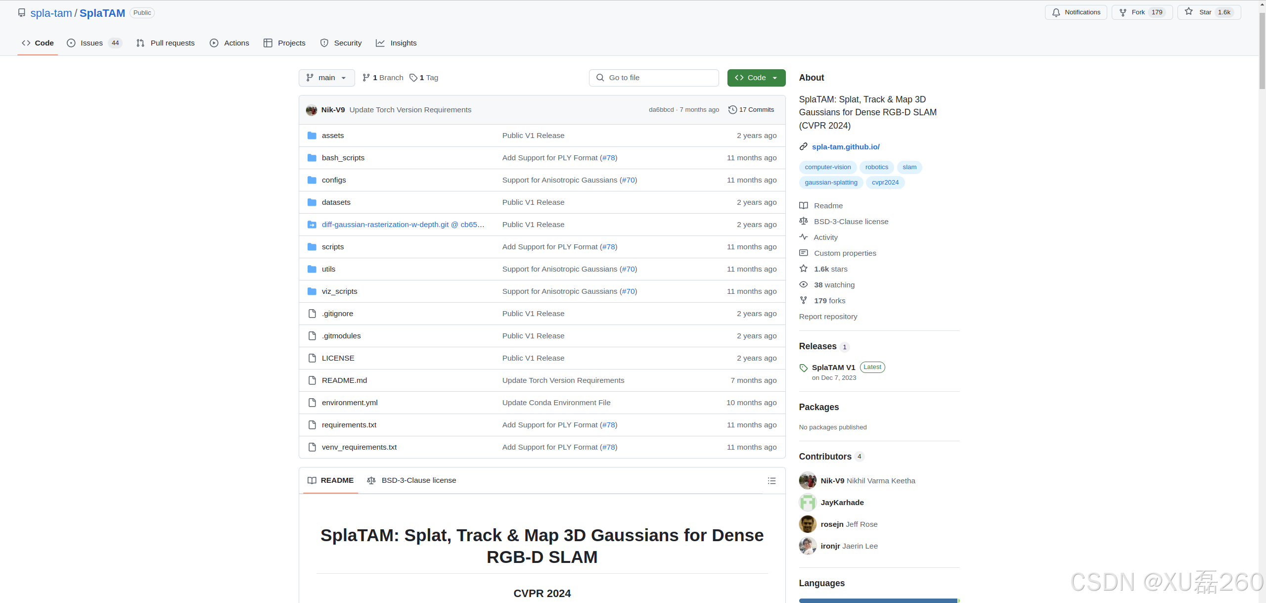 SplaTAM,SplaTAM: Splat, Track & Map 3D Gaussians for Dense RGB-D SLAM复现及相关环境配置。_splatam复现-CSDN博客