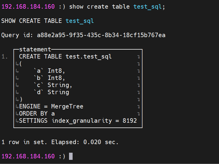 ClickHouse【使用篇】02：ClickHouse的SQL操作_clickhouse update语句-CSDN博客