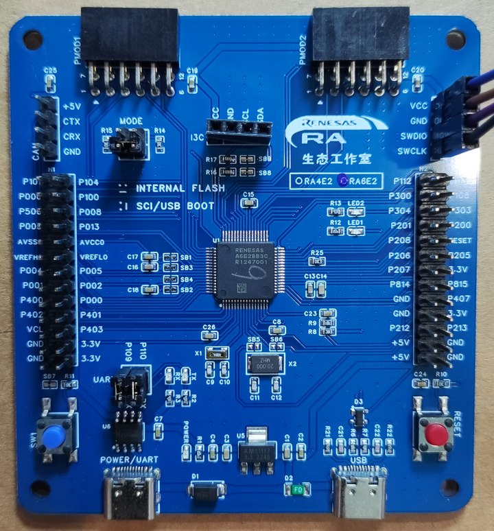 【RA-Eco-RA6E2-64PIN-V1.0 开发板】介绍、环境搭建、工程测试-CSDN博客