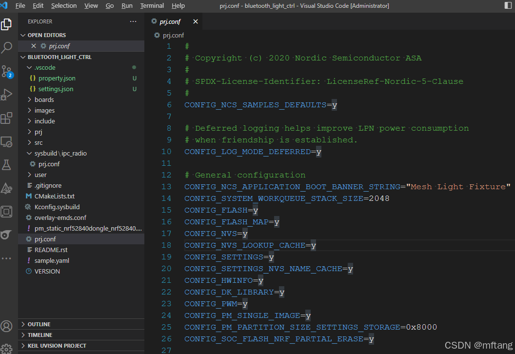 基于nRF Connect SDK创建开发项目_nrf connect for vs code-CSDN博客