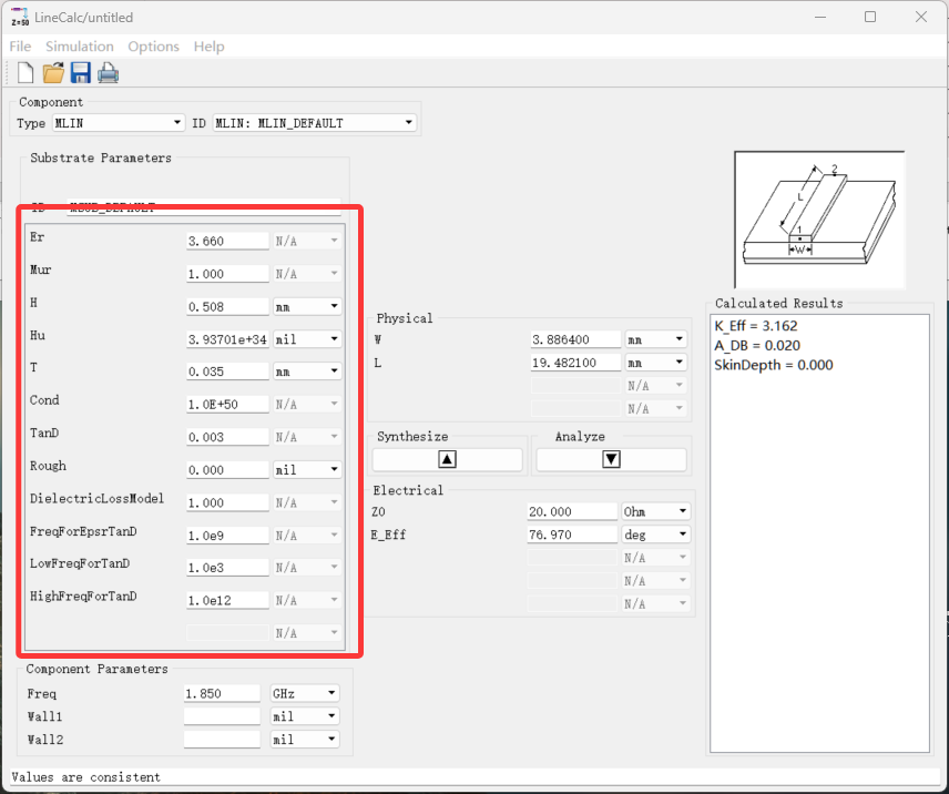 ads中linecalc工具的使用-CSDN博客
