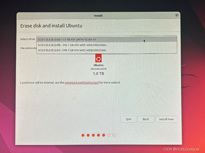 超微服务器4028GR-TR，安装Ubuntu22.04.xx教程，也与笔记本安装Ubuntu有异曲同工之妙。_超微安装ubuntu-CSDN博客