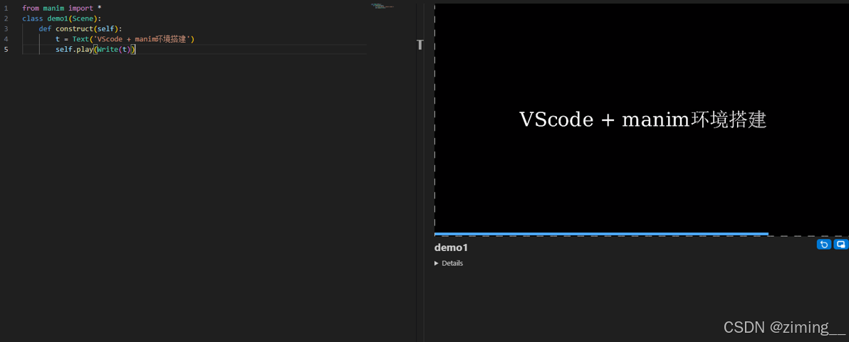 manim + VScode环境搭建全流程（个人目前认为的最快路径）_manim sideview-CSDN博客