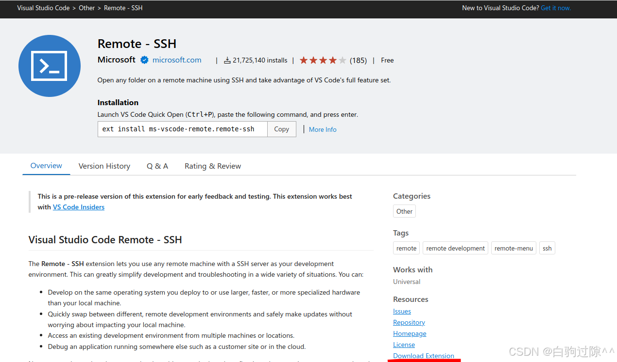 vscode ssh通过vscode-server连接方法_vscode ssh server-CSDN博客