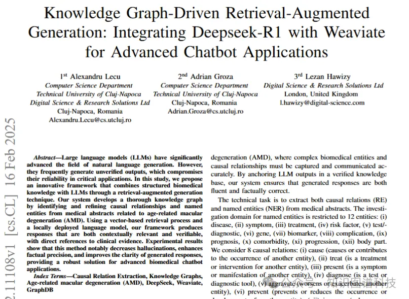 医学知识图谱驱动的GraphRAG：Deepseek-R1与Weaviate用于高级Chatbot_weaviate 知识图谱-CSDN博客