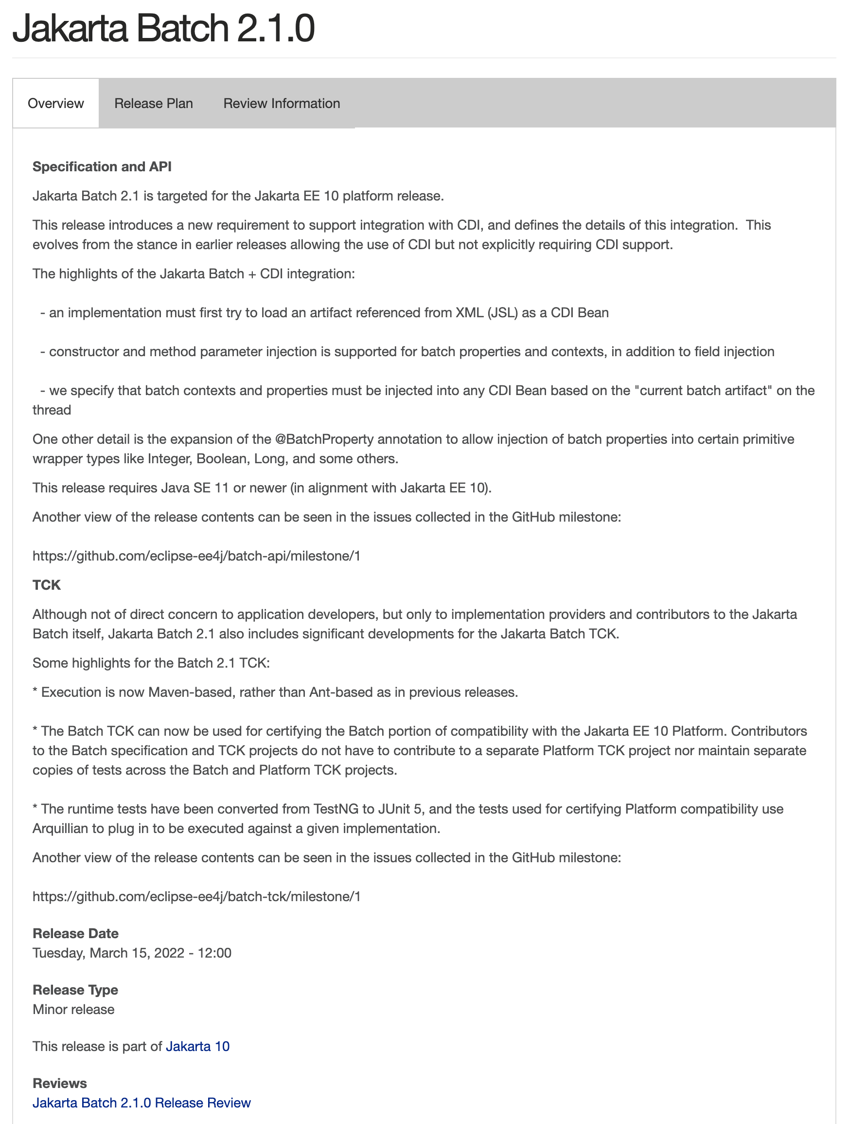 Jakarta EE 具体模块的拆解 —— Jakarta Batch _suggested plugins jakarta ee ...