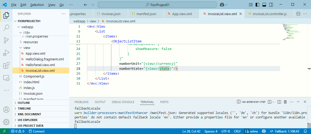 SAP学习笔记 - 开发23 - 前端Fiori开发 Expression Binding（表达式绑定），Custom Formatters（自定义格式化）_sapui5 formatters ...