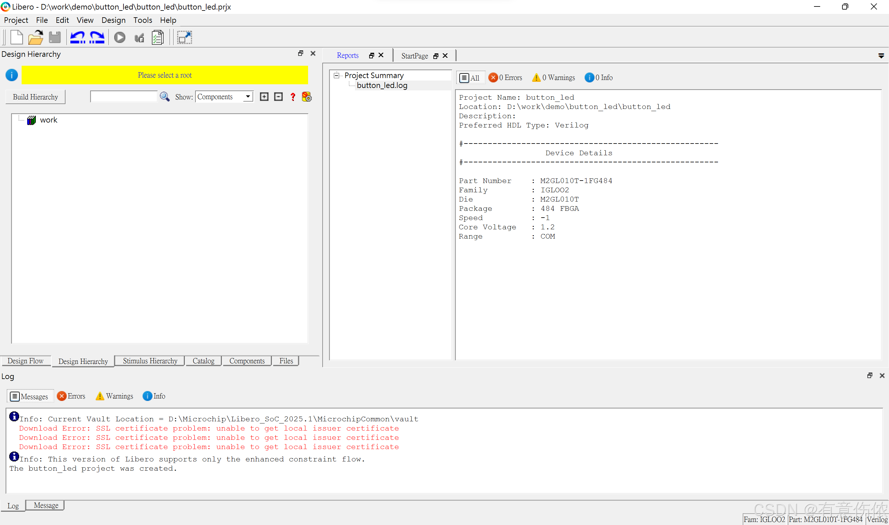 Microchip Libero开发工具快速入门-CSDN博客