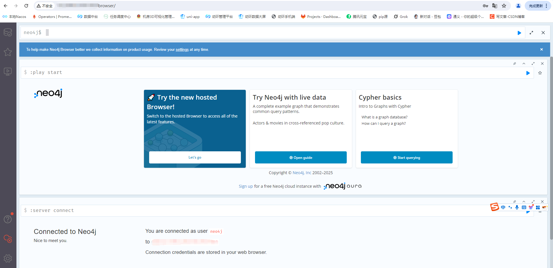 neo4j browse 的配置与使用_neo4j browser-CSDN博客