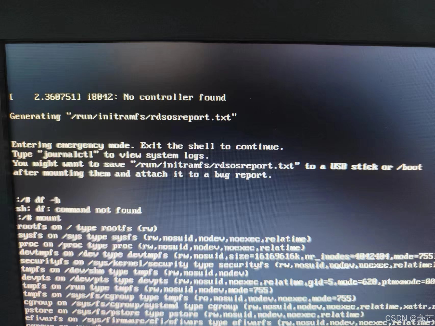 Linux运维笔记-4_couldn't initialize xfs library-CSDN博客