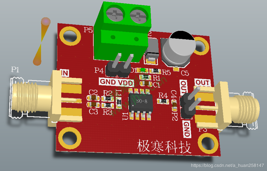 AD8307原理图电路图PCB设计以及注意事项-CSDN博客