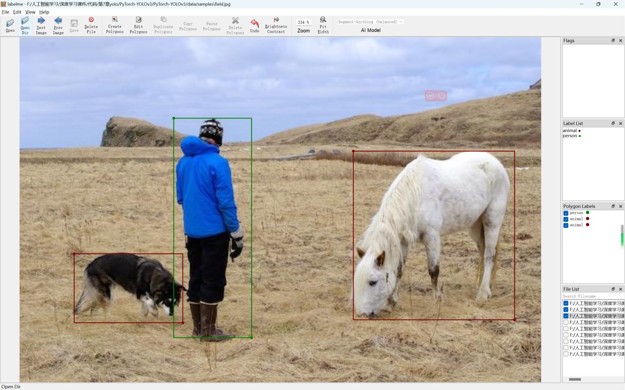 labelme打标签 和 yolov3实战_labelme公开数据集-CSDN博客