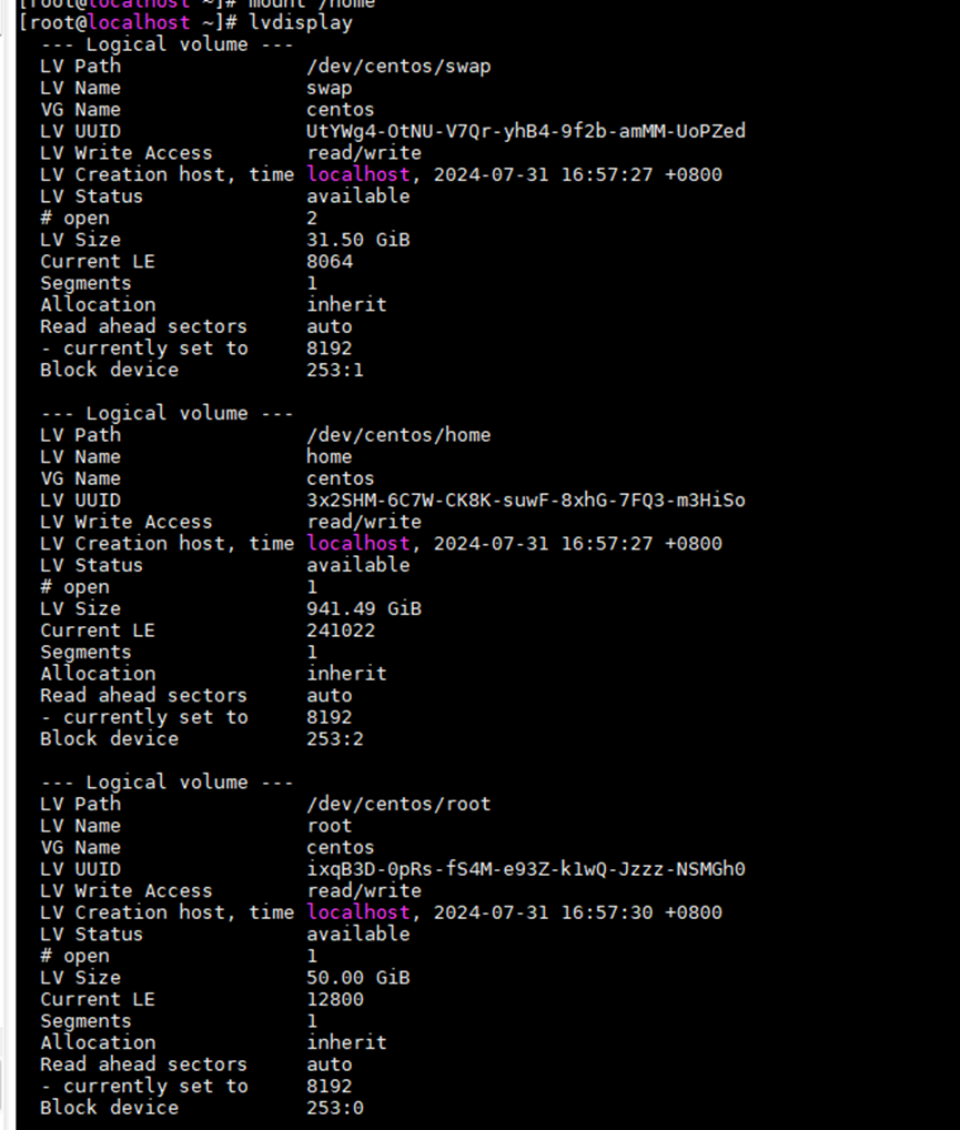 CentOS7.9 root目录扩容_root扩容-CSDN博客